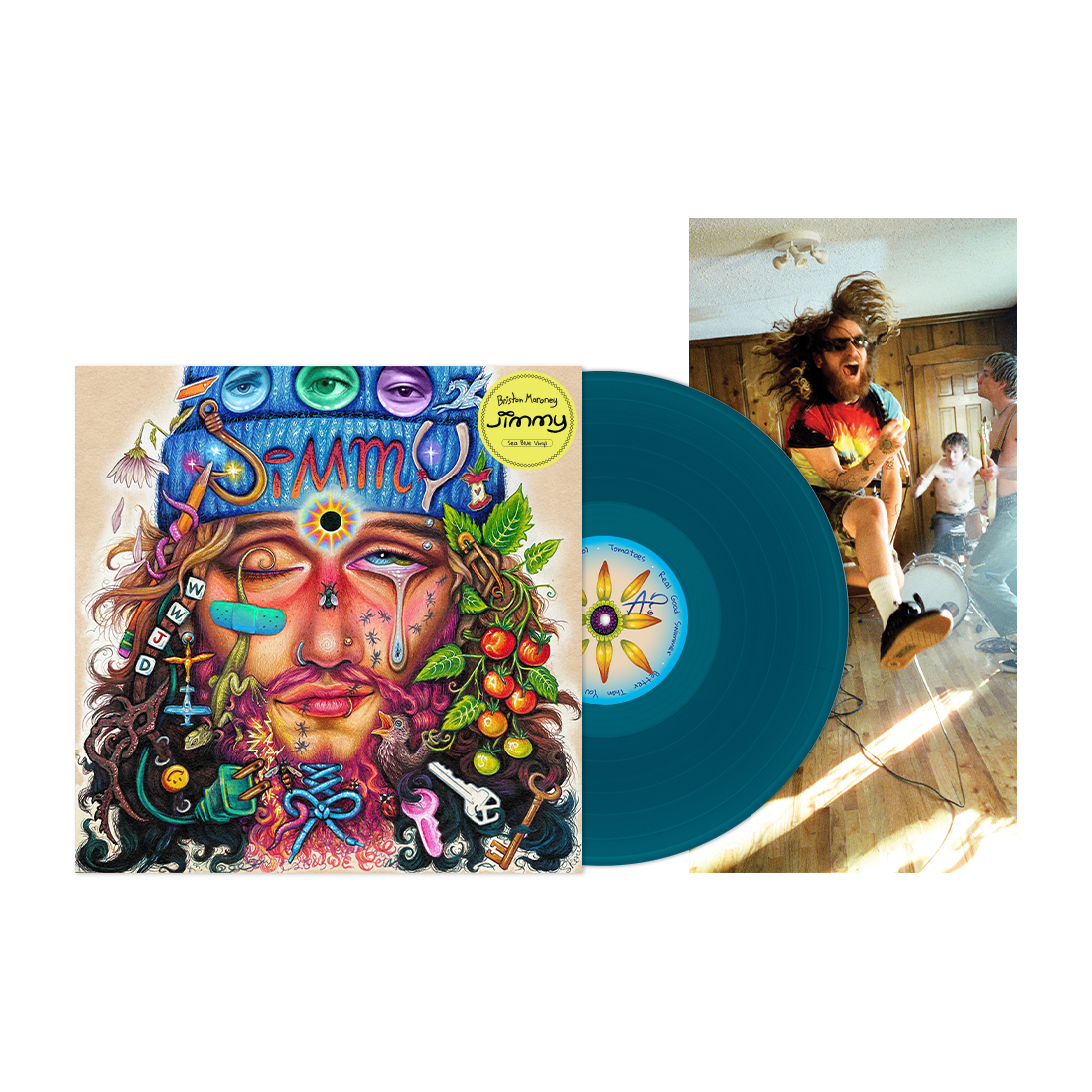 JIMMY - Sea Blue Vinyl – Briston Maroney